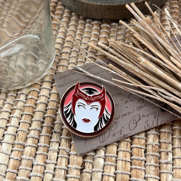 Accessories | Wanda Scarlet Witch Marvel Pin | Poshmark